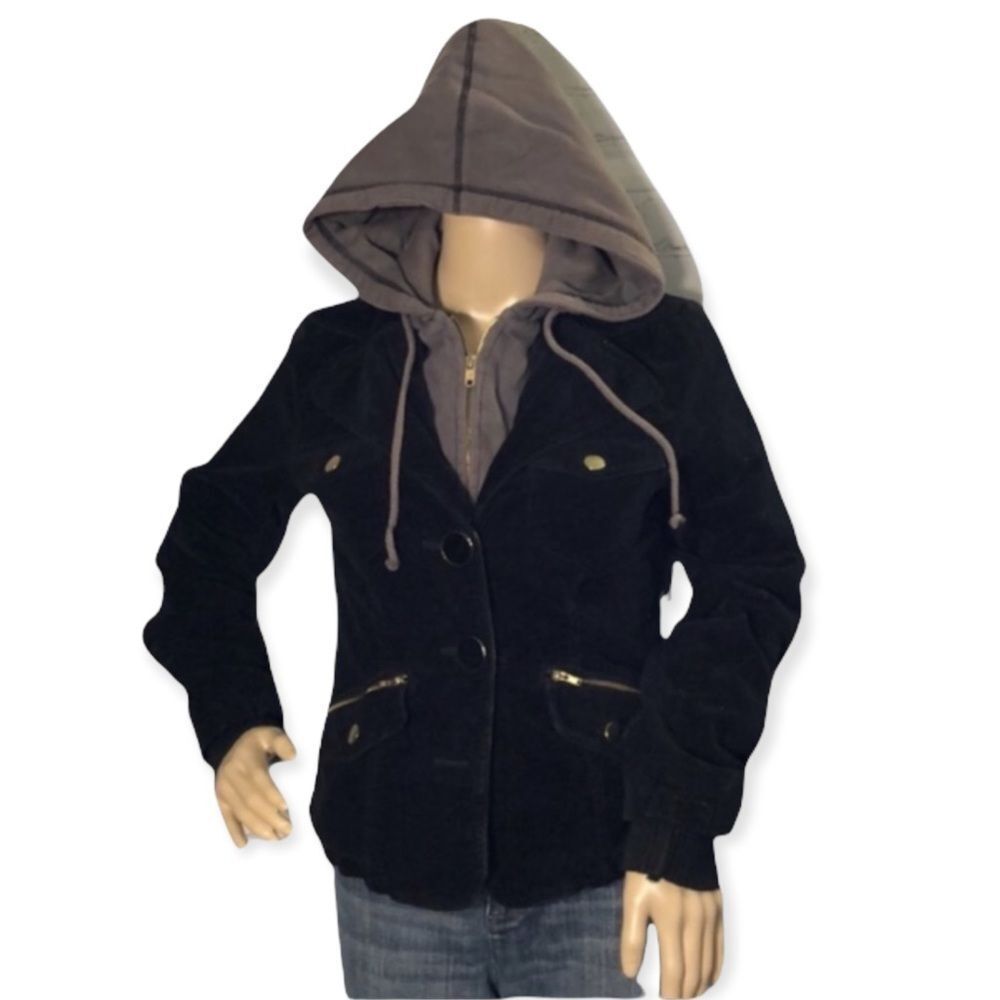 Magic Box Vintage Two Layer Hooded Jacket 1990s Y2k J… - Gem